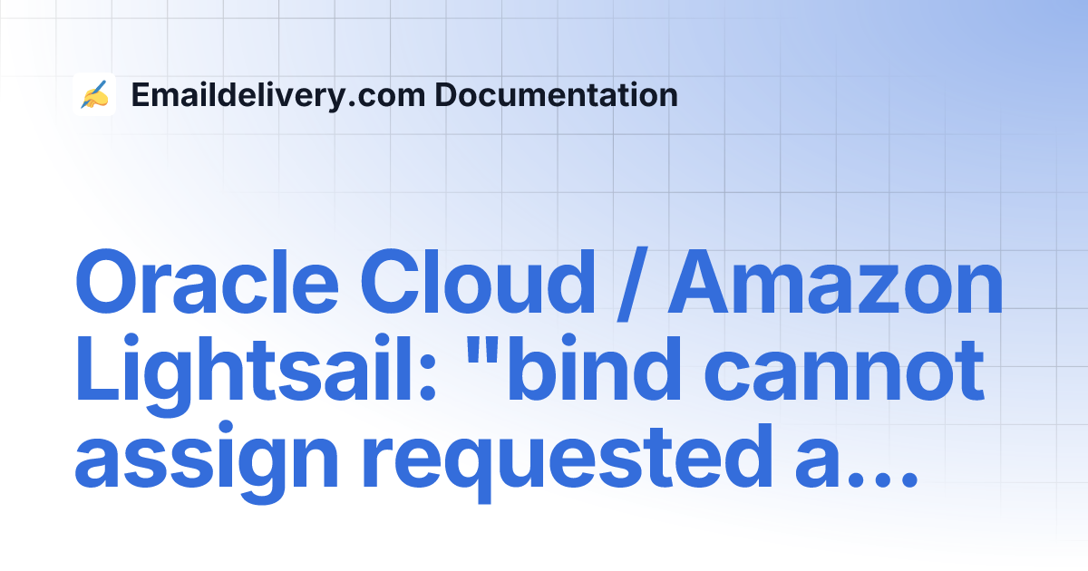Oracle Cloud / Amazon Lightsail: Oracle Cloud / Amazon Lightsail:
